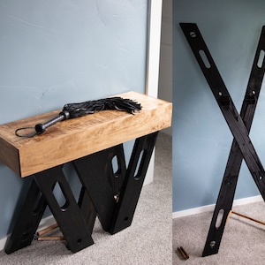 St. Andrews Cross Convertible Hallway Table BDSM Hidden Furniture ...