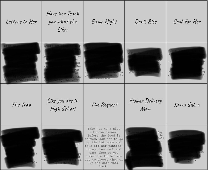 Print And Play Sex Challenge 52 Week Sex And Intimacy Game Digital Download Print And Play