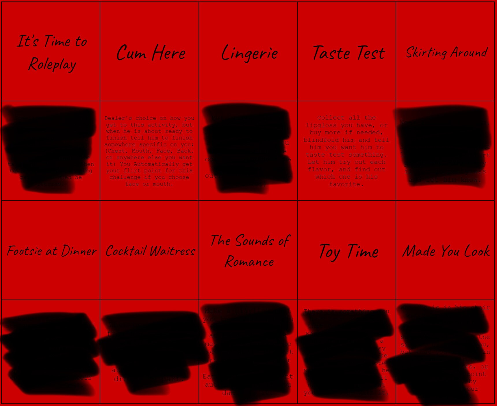 Print And Play Sex Challenge 52 Week Sex And Intimacy Game Digital Download Print And Play