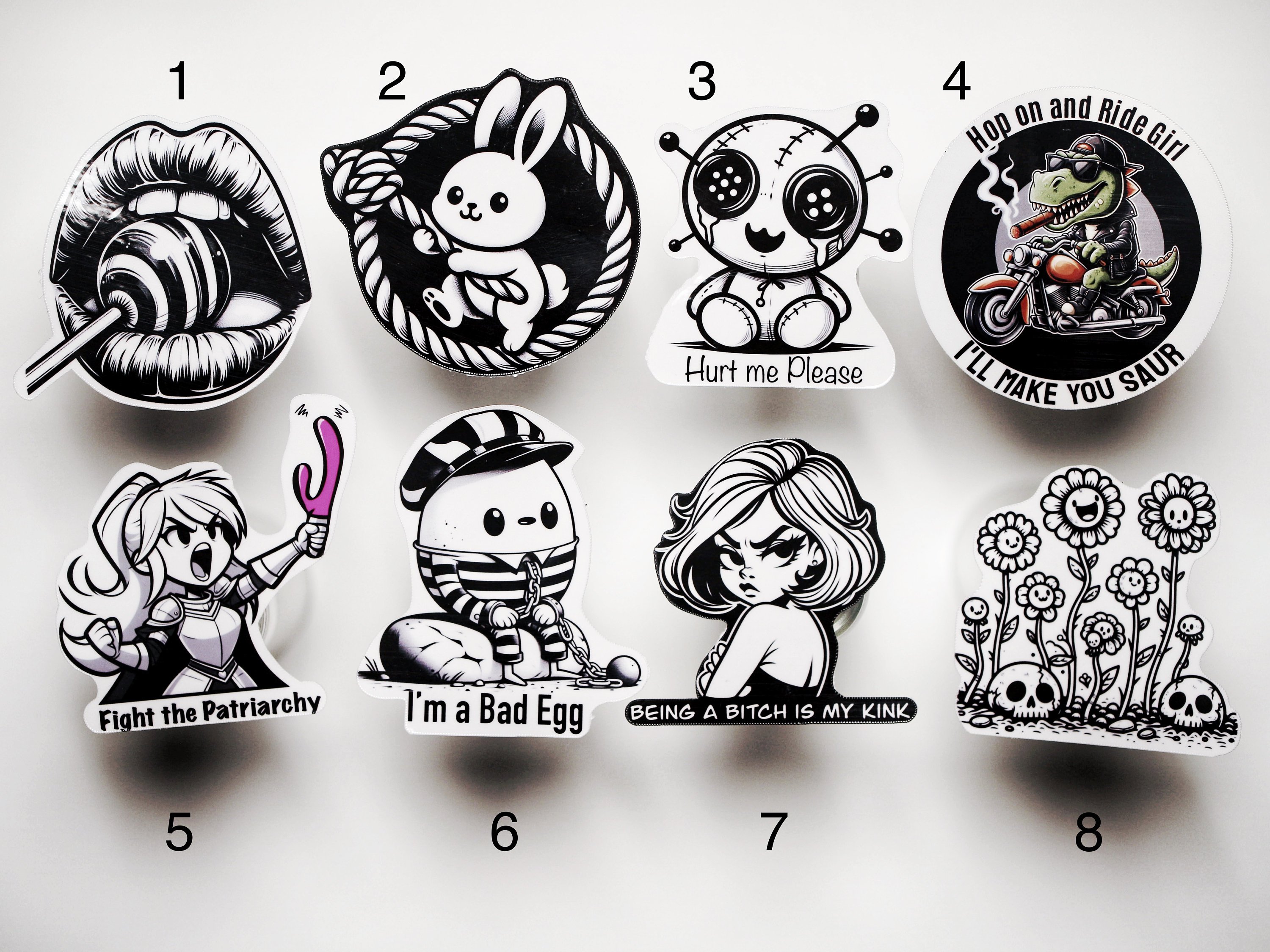 Pick Your Own Adult Sticker Pack Includes 5 Stickers: Deviant Flock's ...