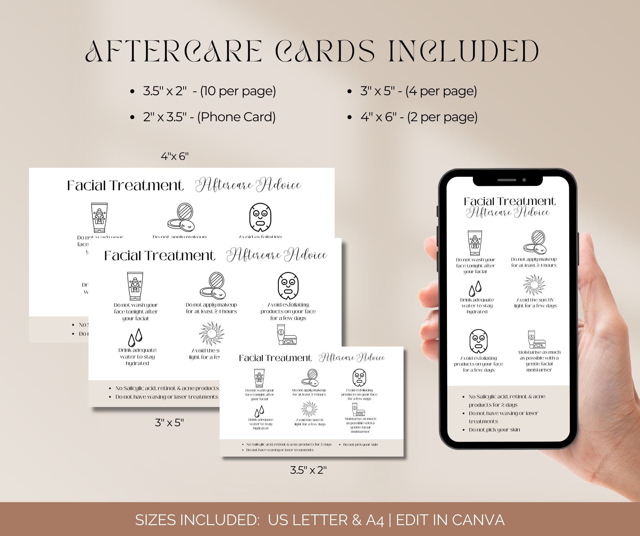 Professional Facial Treatment Forms,editable Esthetician Templates ...