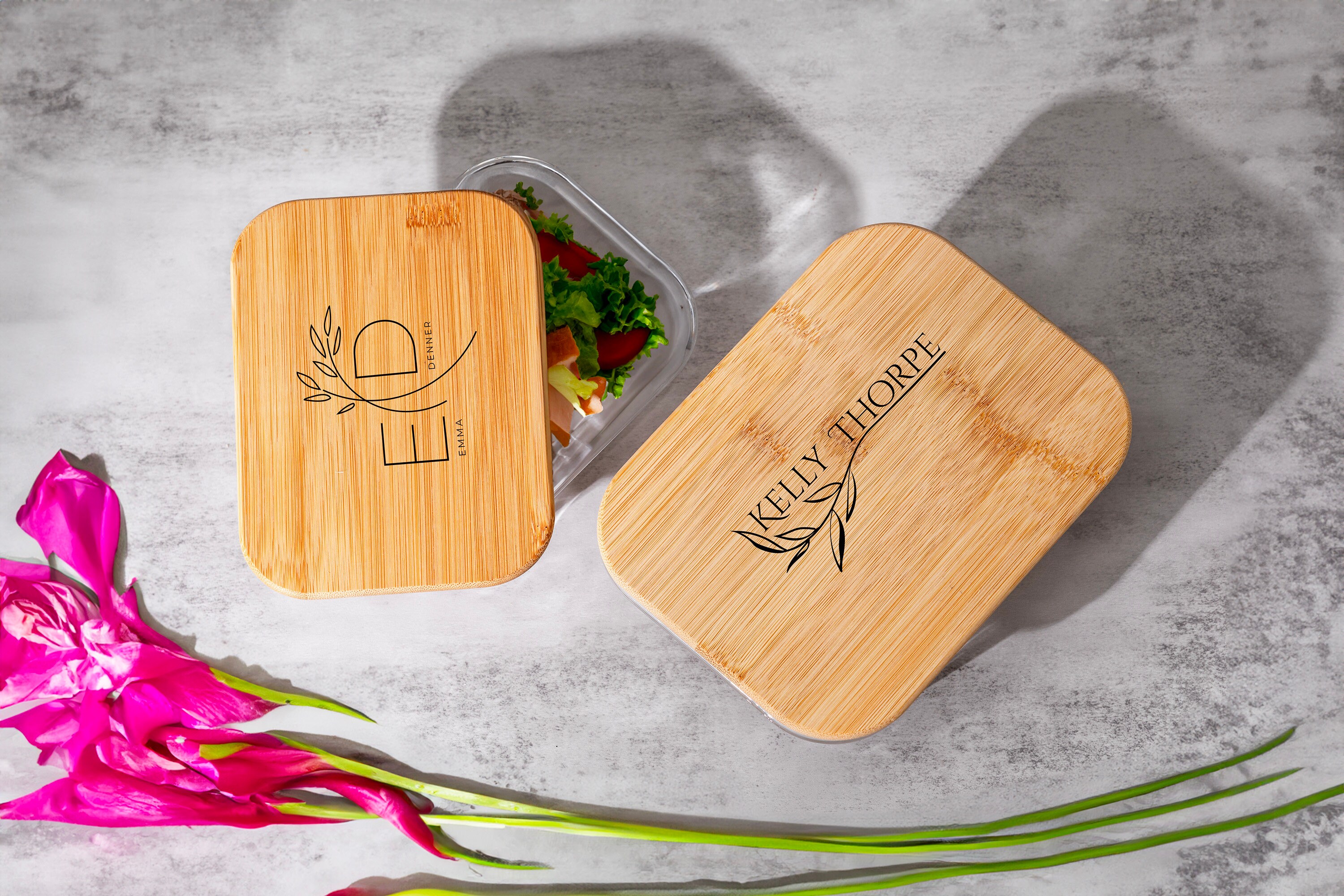 Custom Glass Container, Food Glass Storage, Kitchen Gift, Storage ...