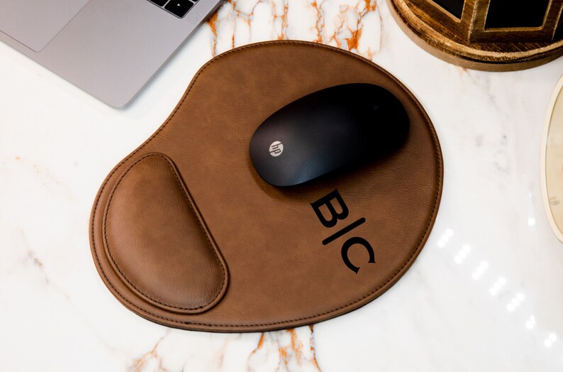 Custom Leather Mouse Pad,coworker Gift, Gift for Dad, Boss Gift, Gift ...