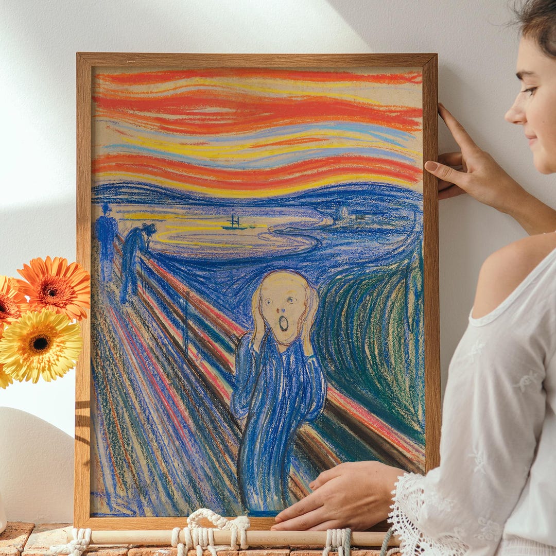 The Scream Framed Wall Art, Modern Framed Wall Art, Edvard Munch the ...