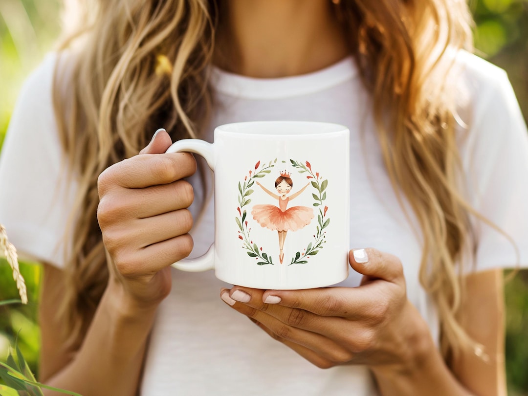Nutcracker Ballet Mug, Ballerina Mug, Christmas Nutcracker Ballet Mug ...