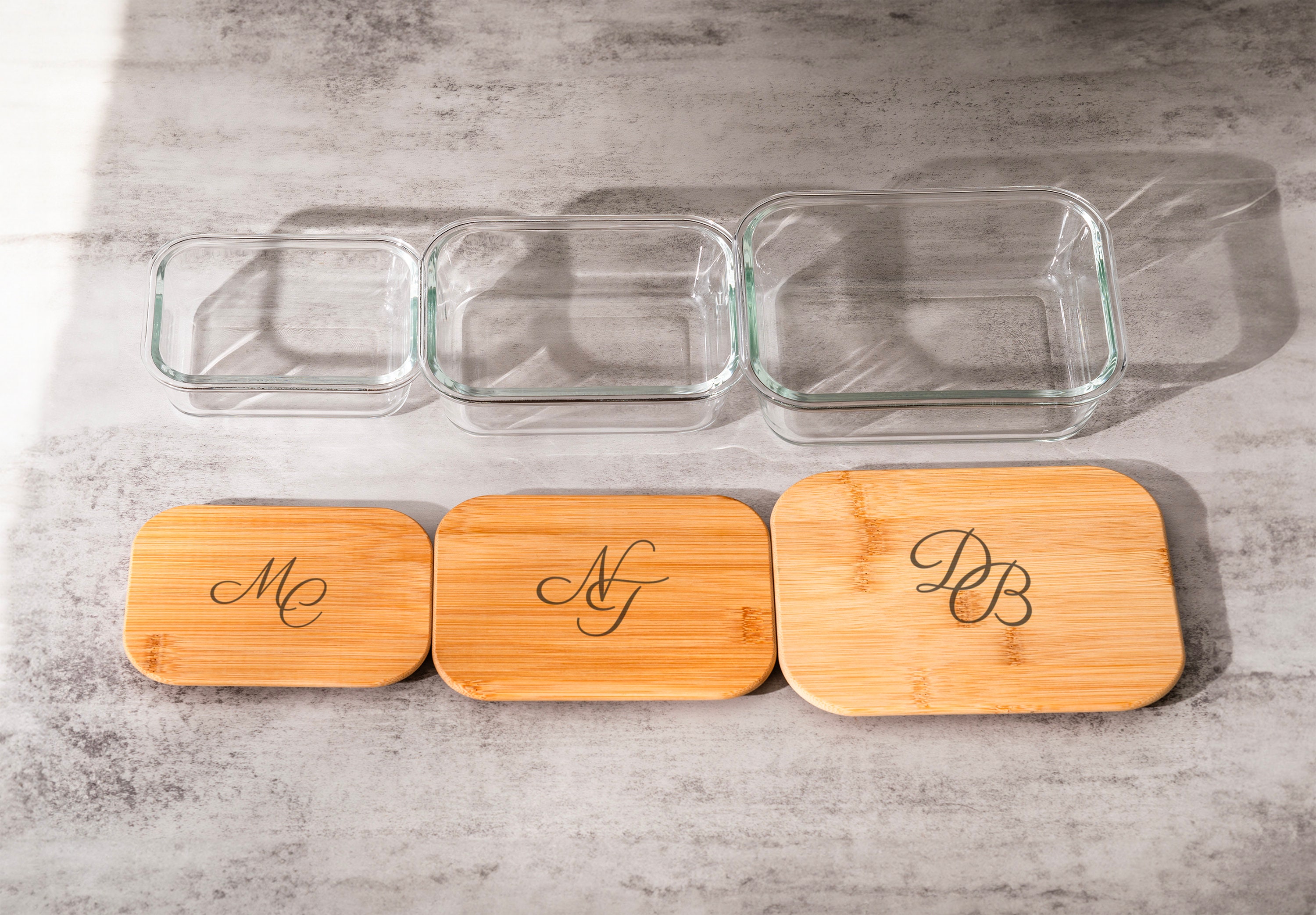 Custom Glass Container, Food Glass Storage, Kitchen Gift, Storage ...