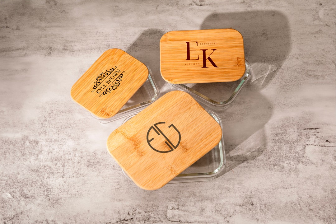 Custom Glass Container, Food Glass Storage, Kitchen Gift, Storage ...