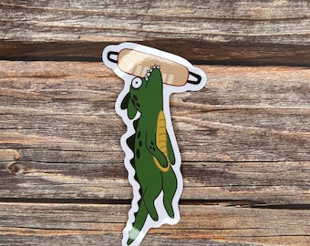 Belgian Malinois “malligator” | Malinios + Alligator | Die-cut Vinyl ...