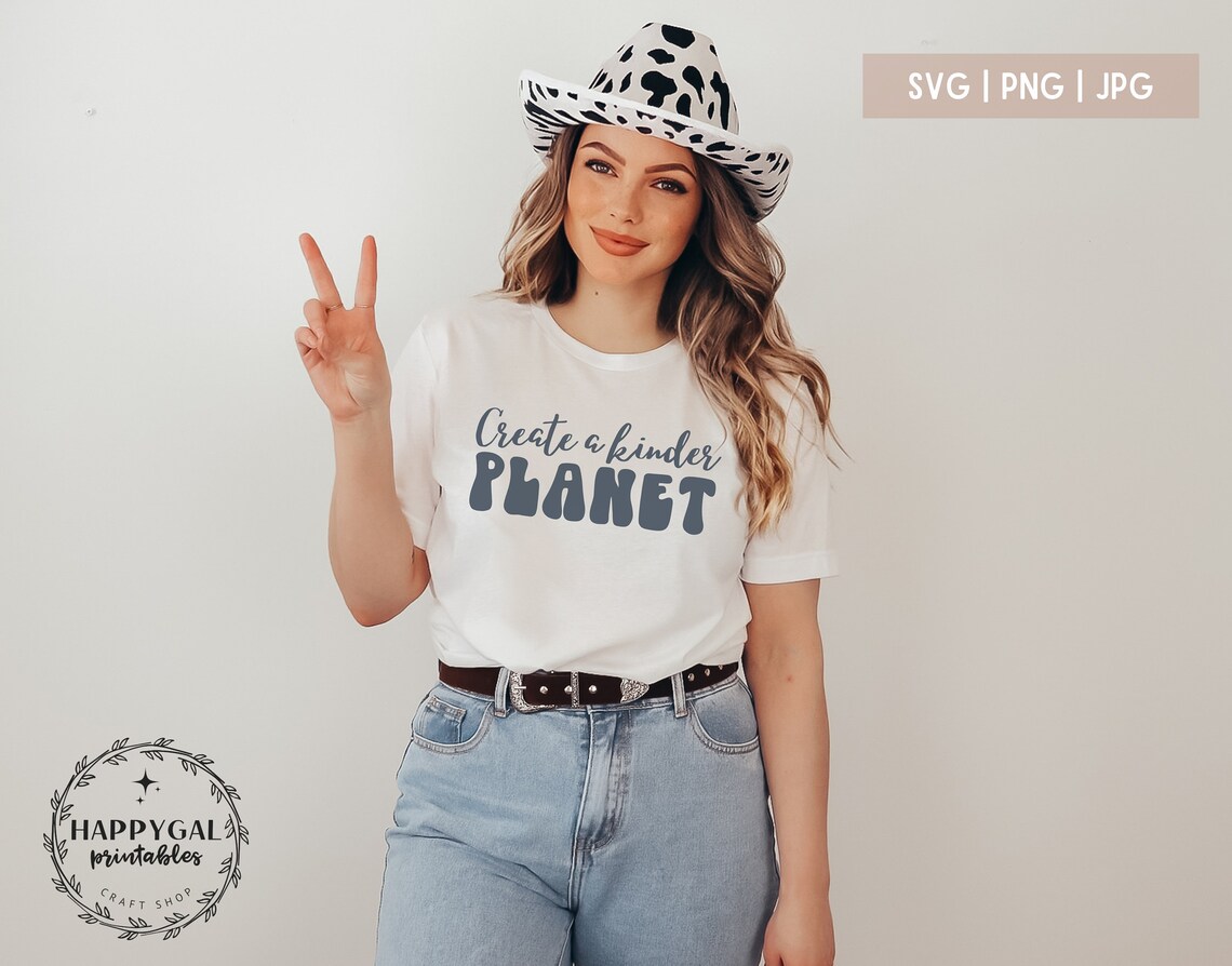 Create a Kinder Planet Svg Png Mental Awareness Svg - Etsy