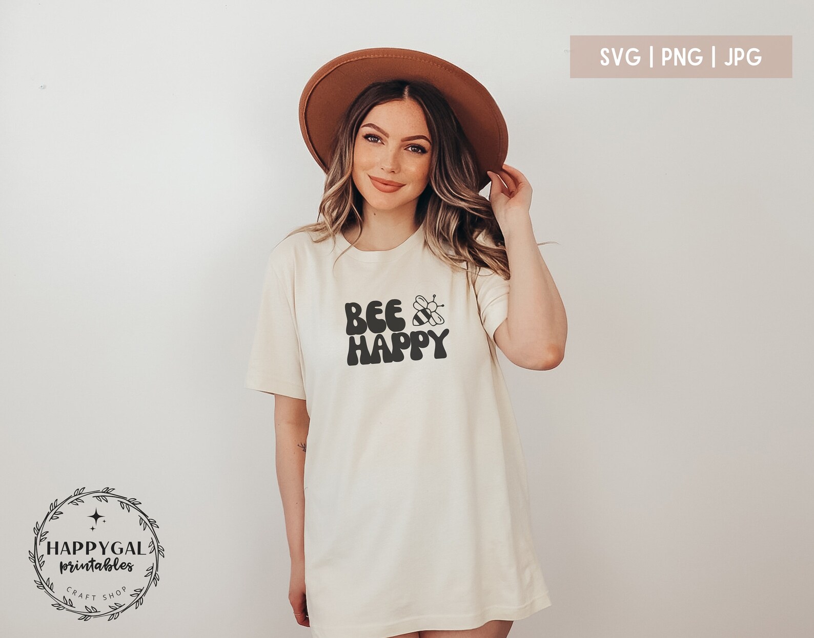 Bee Happy Svg Png Honey Bee Svg Bee Kind Svg Queen Bee Svg - Etsy