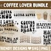 Coffee Svg Bundle, Trendy Iced Coffee Shirt Png, Groovy Coffee Lover ...
