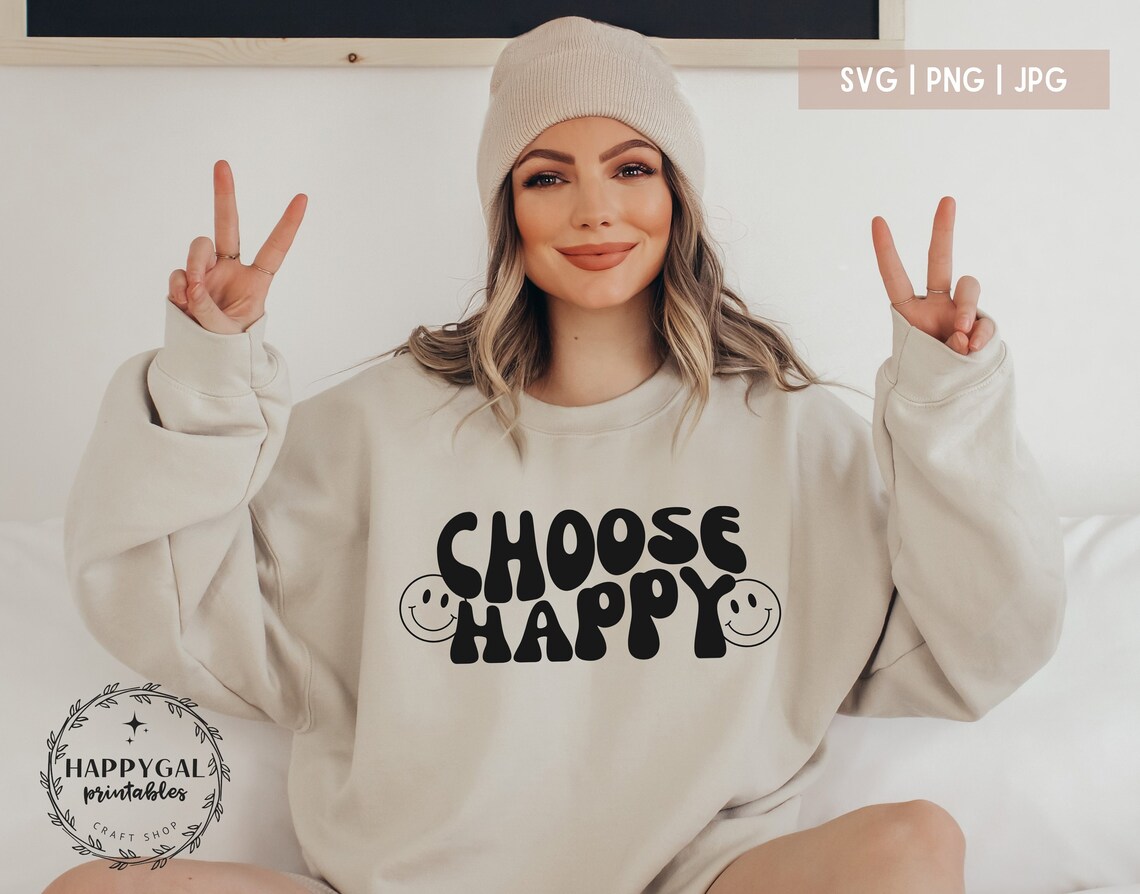Choose Happy Svg Affirmation Svg You Matter Svg Worthy Svg - Etsy