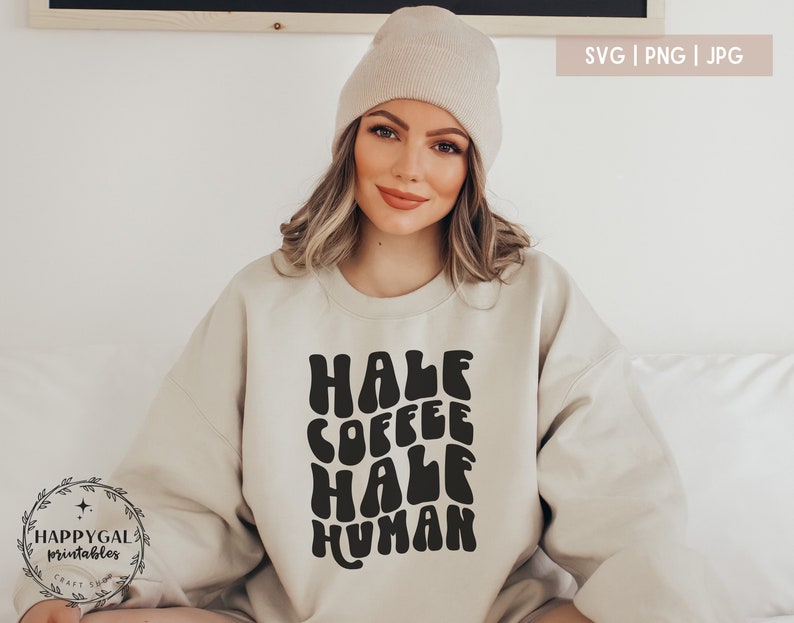 Coffee Svg Bundle Trendy Iced Coffee Shirt Png Groovy Coffee - Etsy