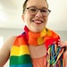 Personalized Pride Flag Scarf Custom Handmade - Etsy