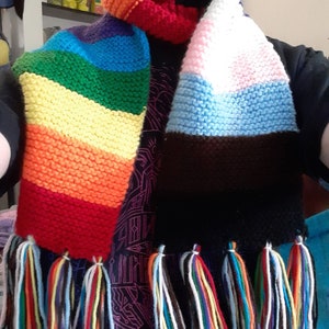 Personalized Pride Flag Scarf Custom Handmade - Etsy