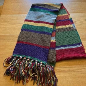 14ft Doctor Who Fourth Doctor Scarf Cosplay Full Length - Etsy