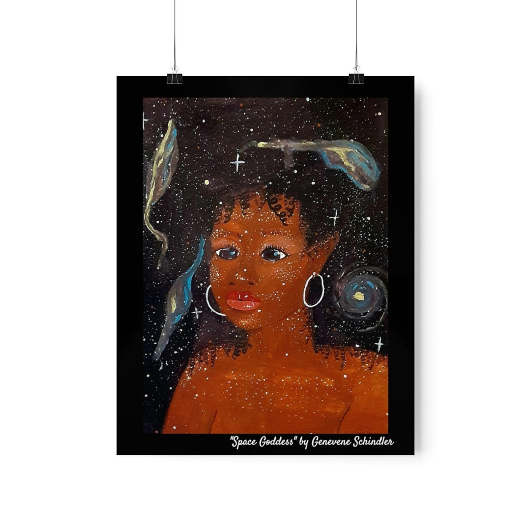 Space Goddess Original Art Print - Etsy