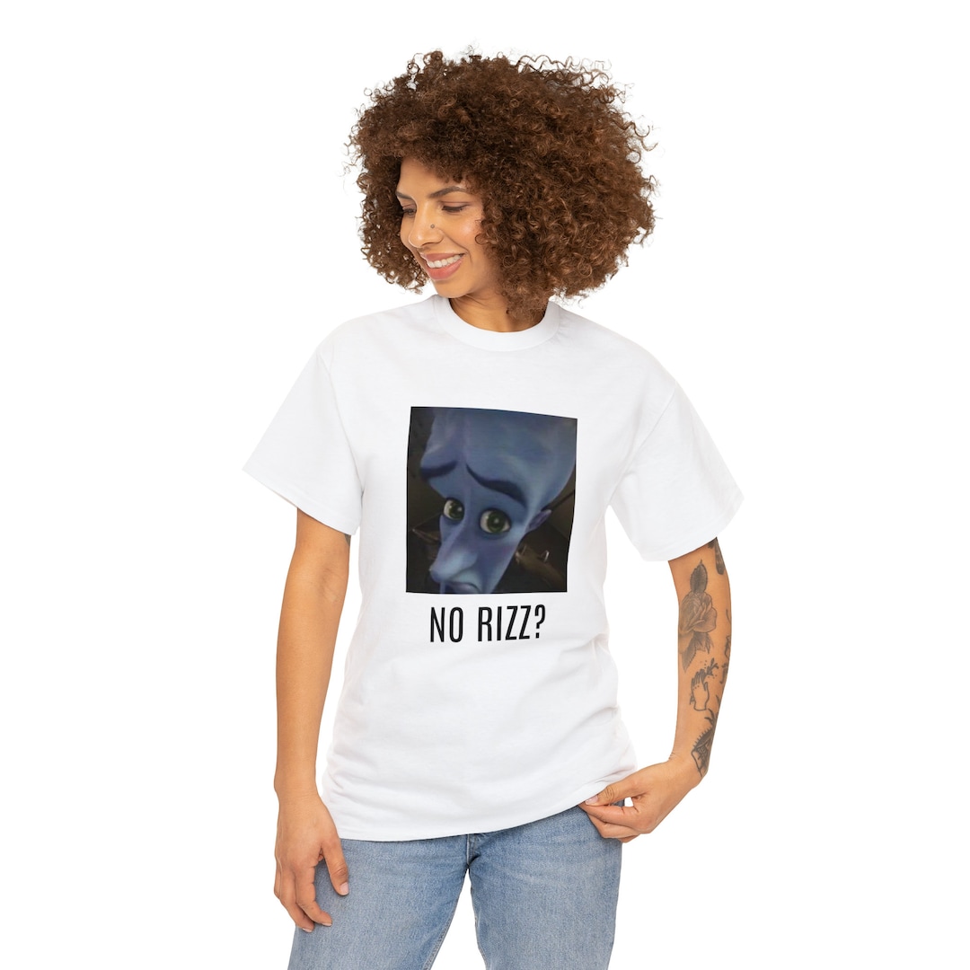 No Rizz Megamind Meme Unisex Heavy Cotton Tee Shirt - Etsy