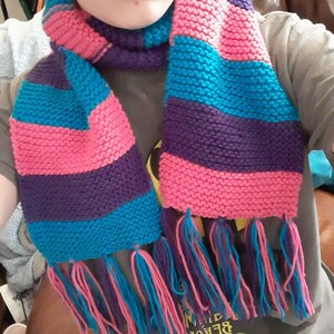 Personalized Pride Flag Scarf Custom Handmade - Etsy