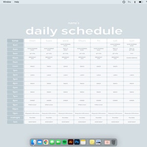 Small Daily Planner Desktop Wallpaper, Cute Planner, Minimal Planner ...