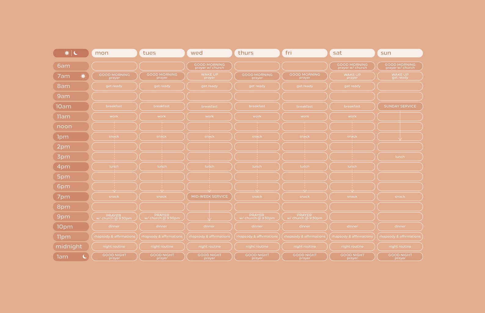 Desktop Wallpaper Organizer | Daily Planner (digital Download) - Etsy