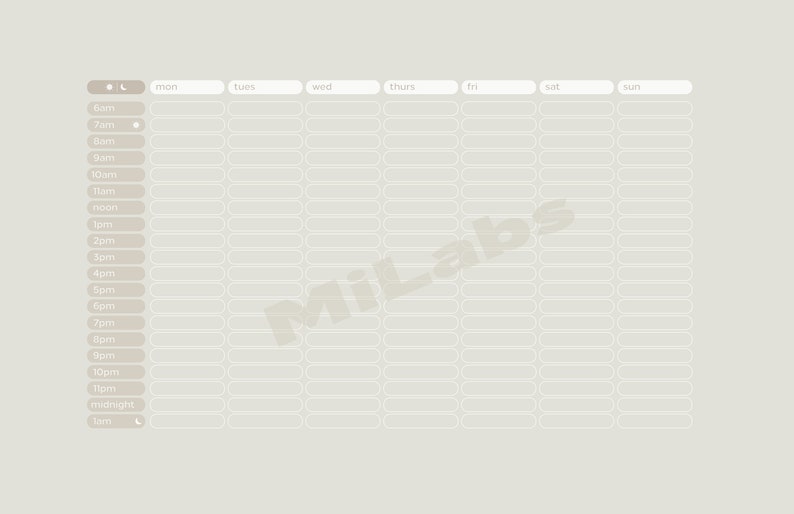 Large Daily Planner Desktop Wallpaper, Aesthetic Planner, Minimal ...
