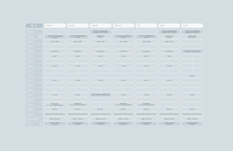 Large Daily Planner Desktop Wallpaper, Aesthetic Planner, Minimal ...