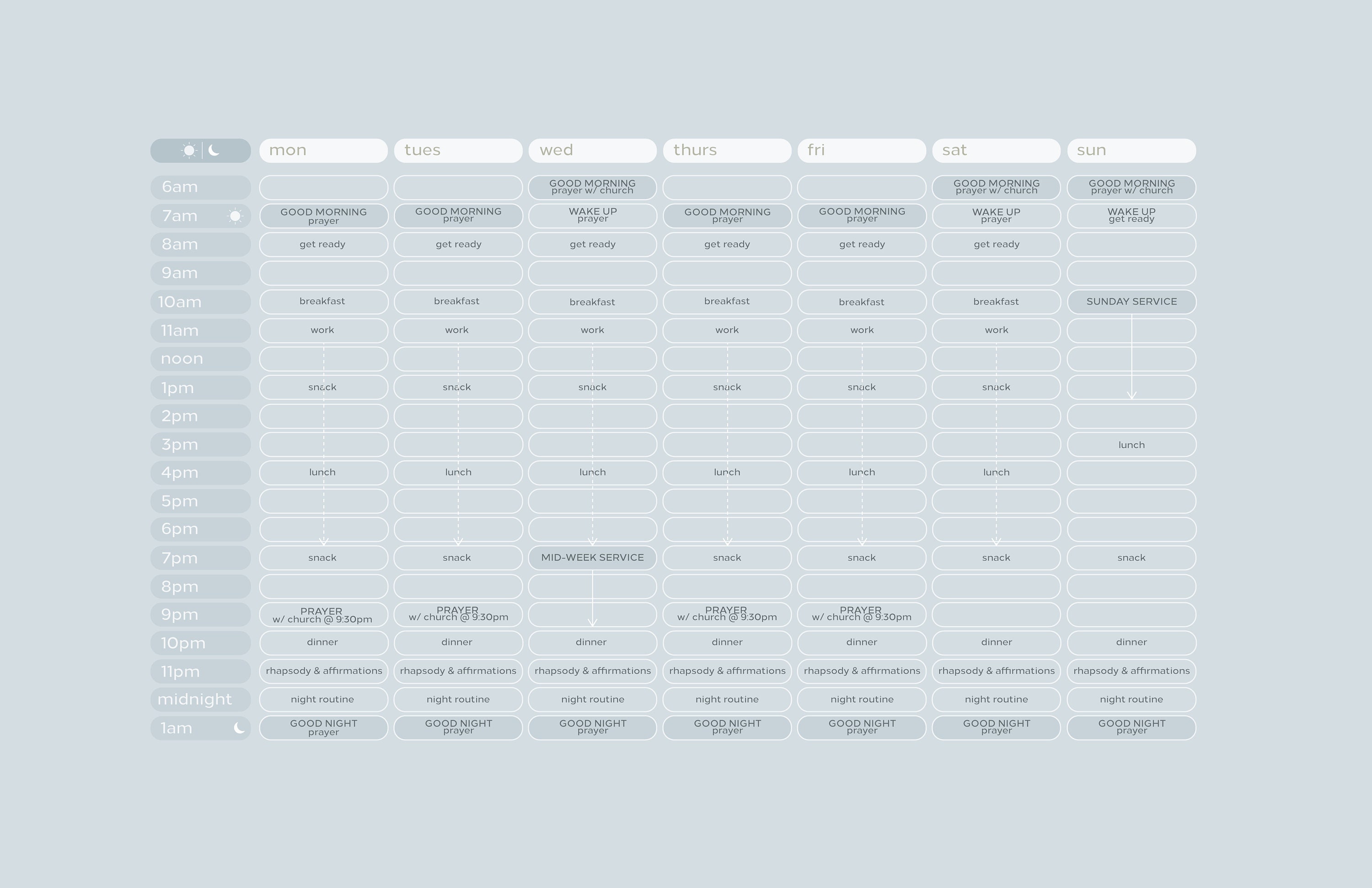 Large Daily Planner Desktop Wallpaper, Aesthetic Planner, Minimal ...