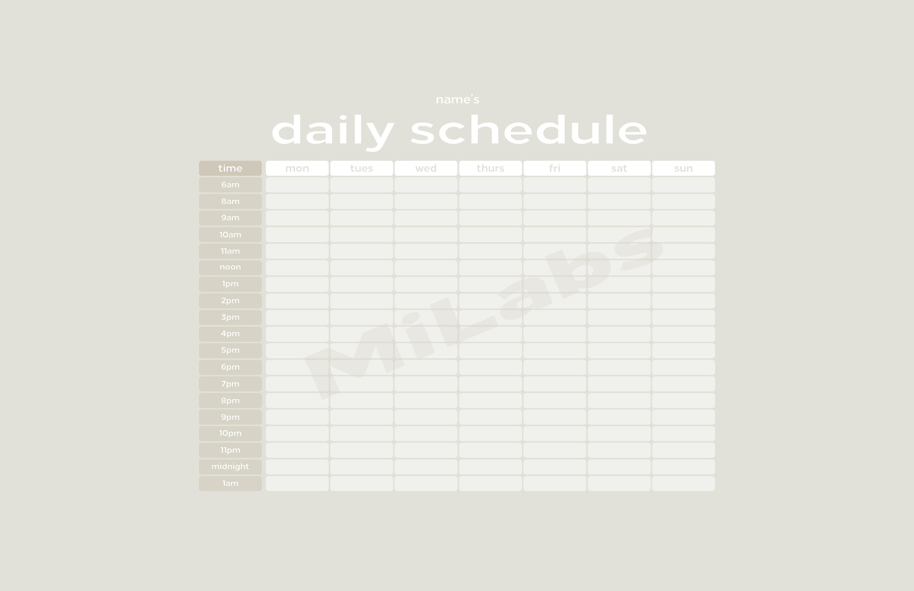 Small Daily Planner Desktop Wallpaper, Cute Planner, Minimal Planner ...