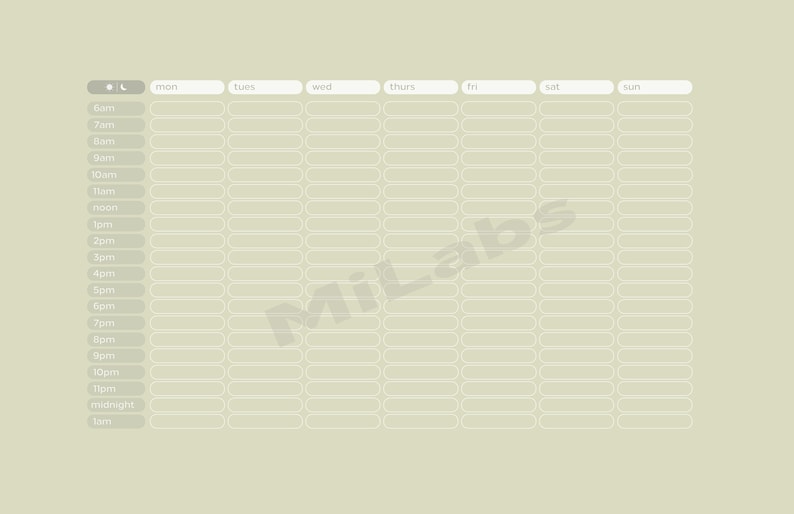 Large Daily Planner Desktop Wallpaper, Aesthetic Planner, Minimal ...