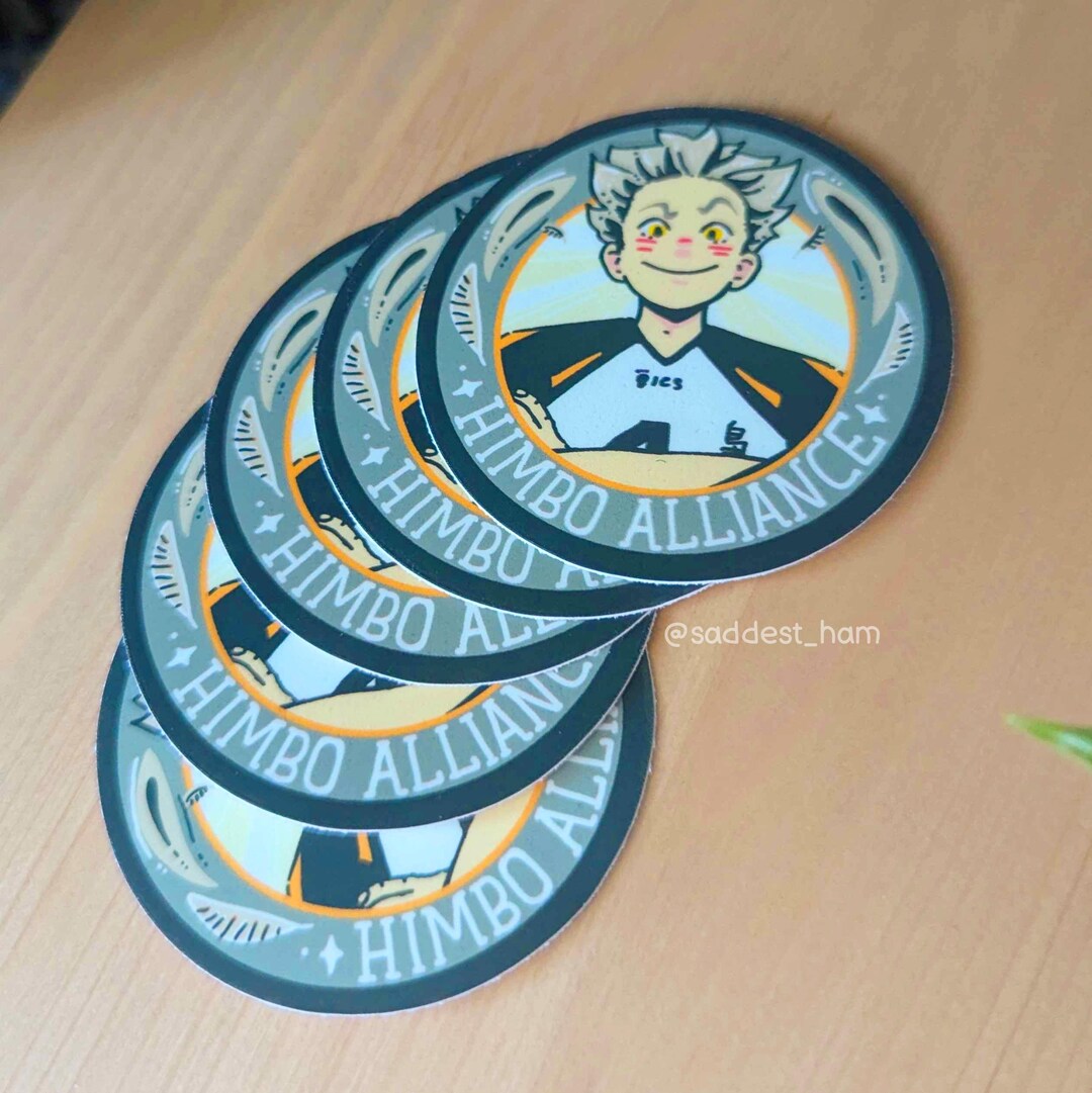 Himbo Alliance, Bokuto Koutarou Vinyl Stickers, Haikyuu!! - Etsy