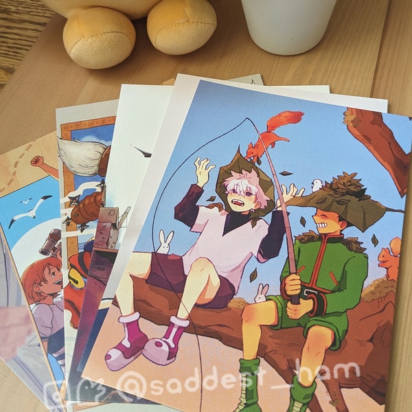 Anime Manga Postcards - Etsy