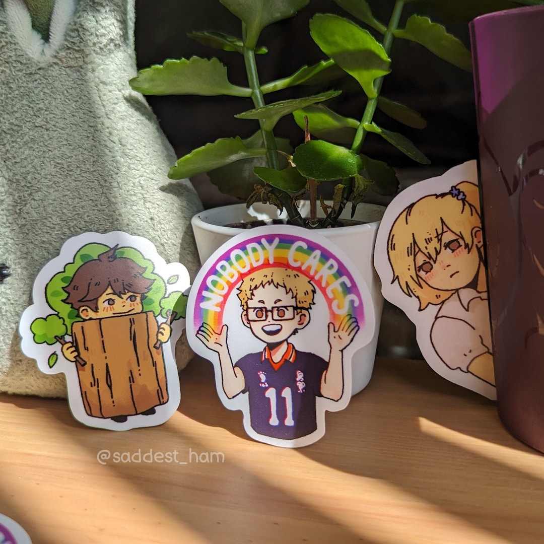 Haikyuu!! Vinyl Stickers, Yachi Hitoka, Oikawa Tooru (treekawa ...