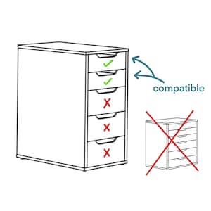 IKEA Alex Organizer Drawer Dividers Inserts | DIY Printable Cardstock ...