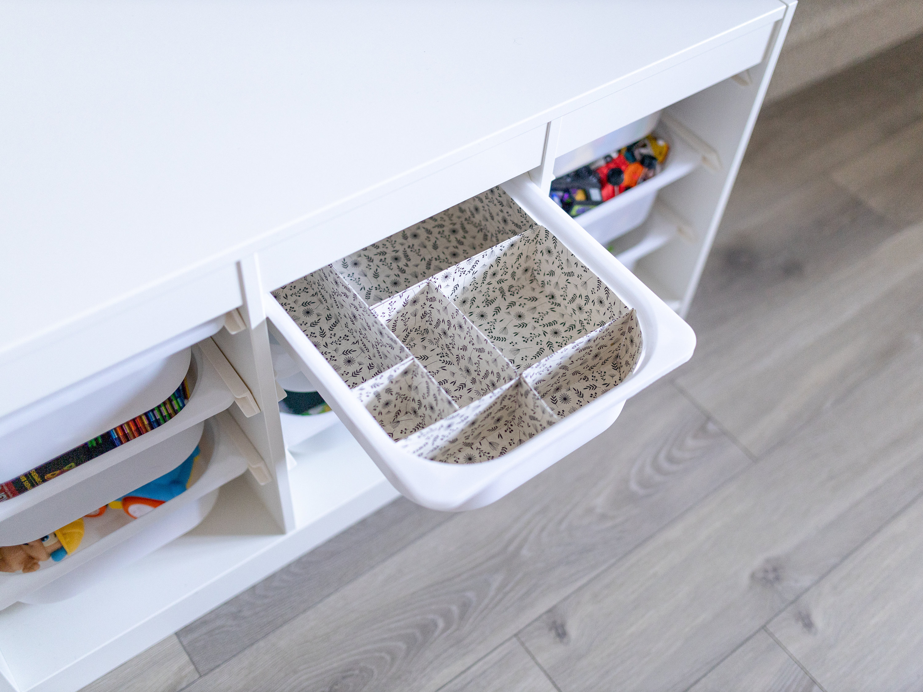 IKEA Trofast Dividers Bin Insert Organizer | DIY Printable Cardstock ...