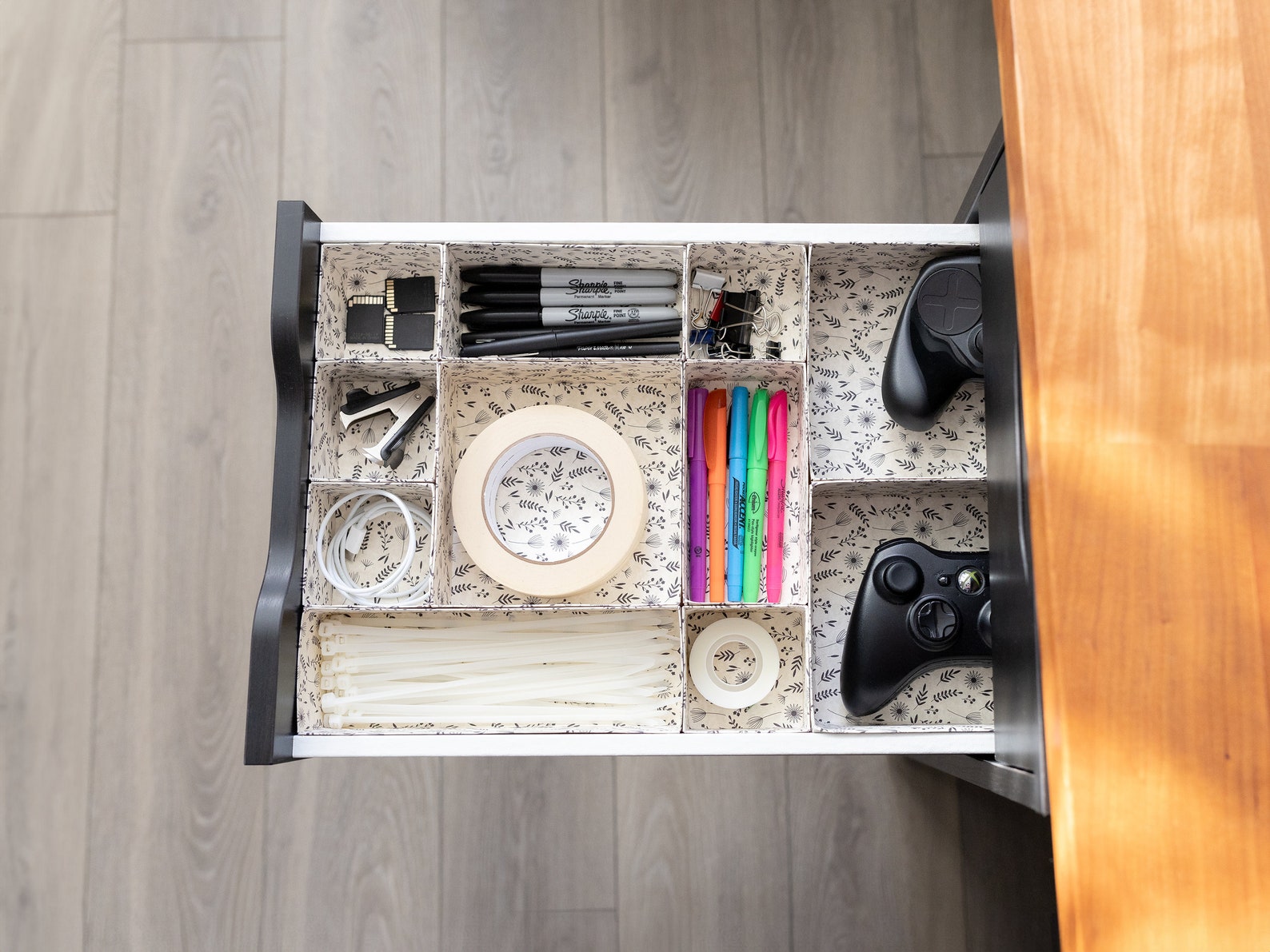 IKEA Alex Organizer Drawer Dividers Inserts | DIY Printable Cardstock ...