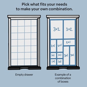 IKEA Alex Organizer Drawer Dividers Inserts | DIY Printable Cardstock ...