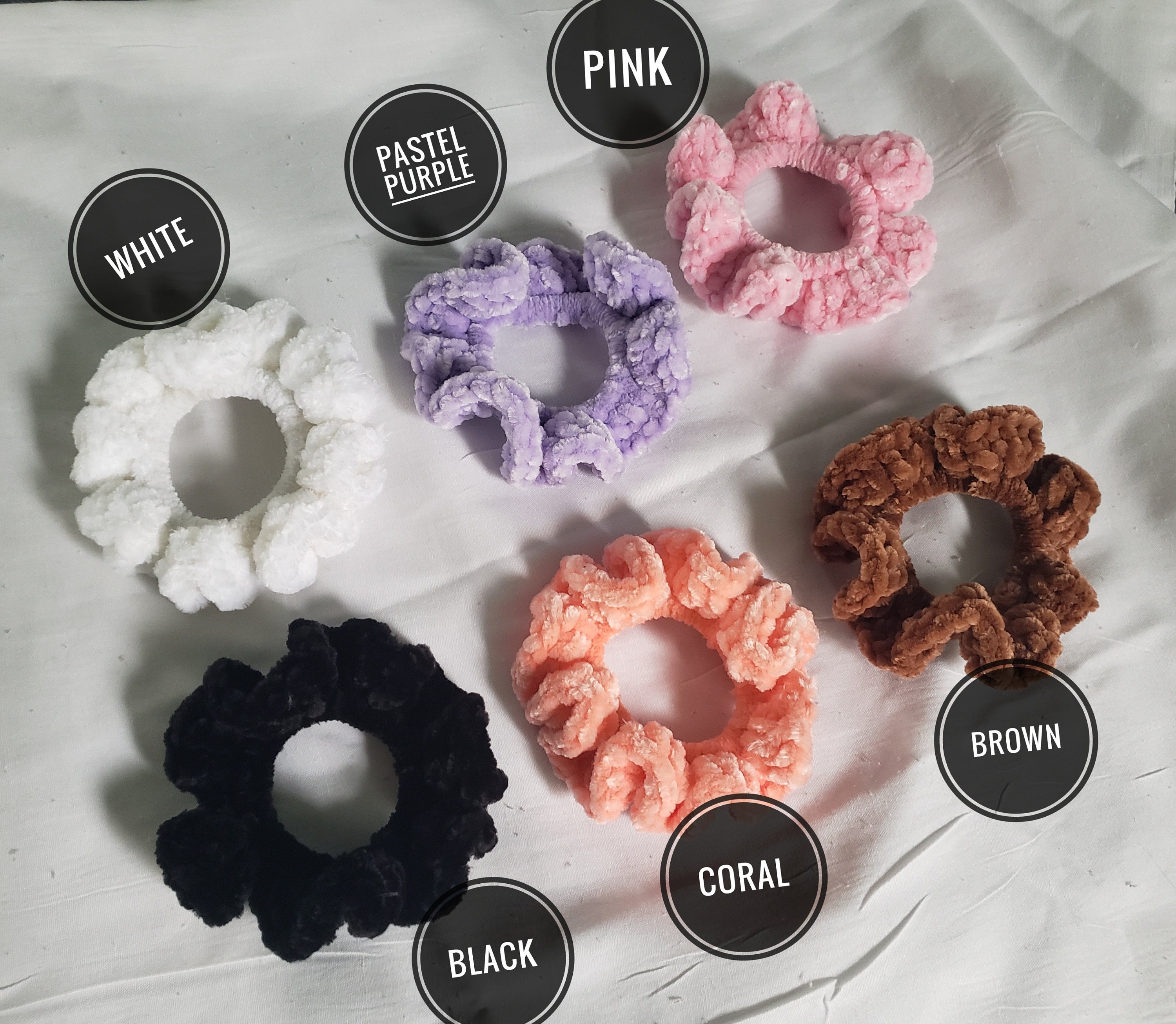 Velvet Scrunchie Set of 2 - Etsy