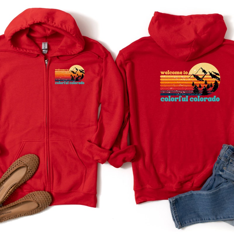 Zip up 80s Style Hoodie - Etsy