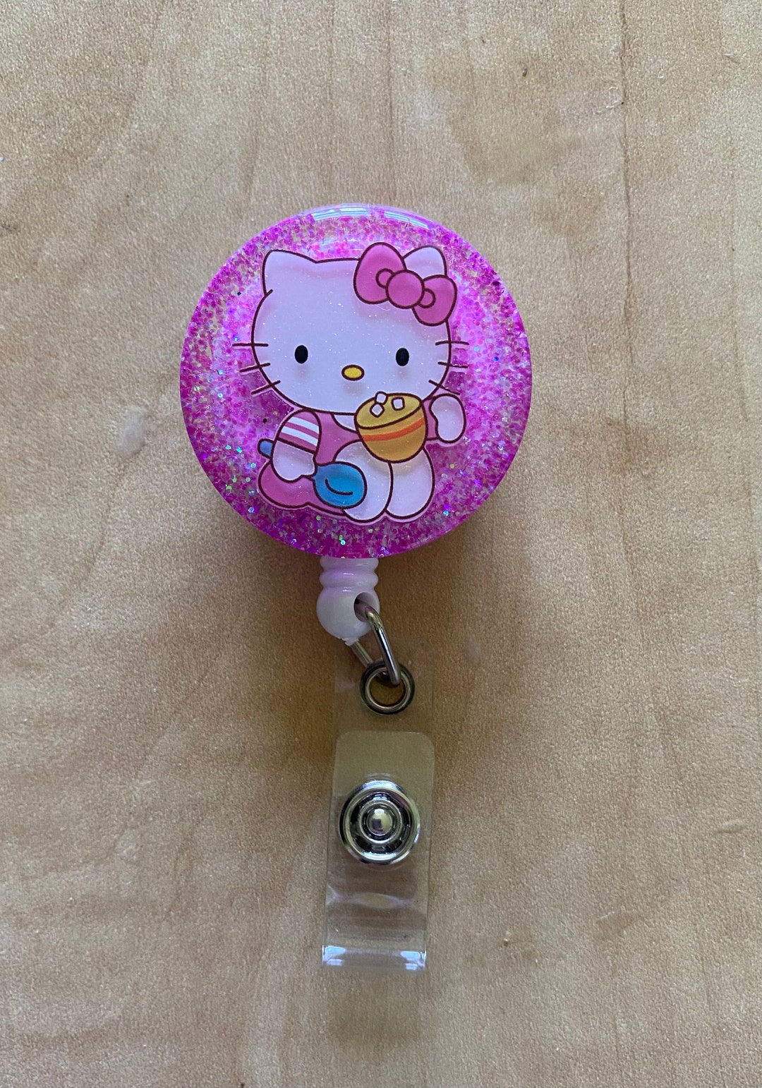 Hello Kitty ID Card Reel - Etsy