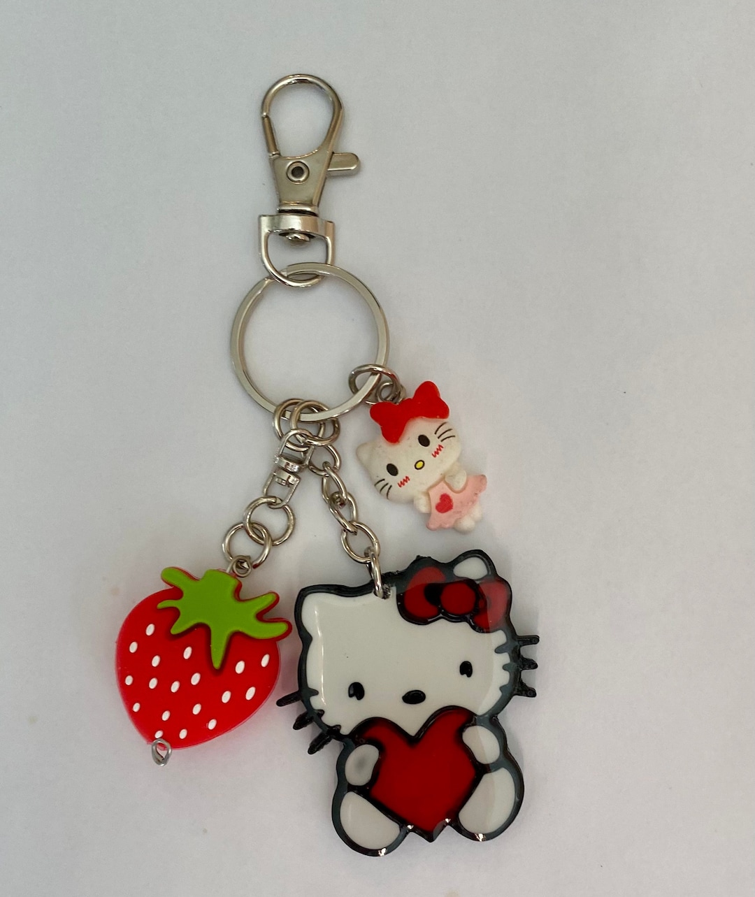 Hello Kitty Key Ring / Bag Decoration - Etsy