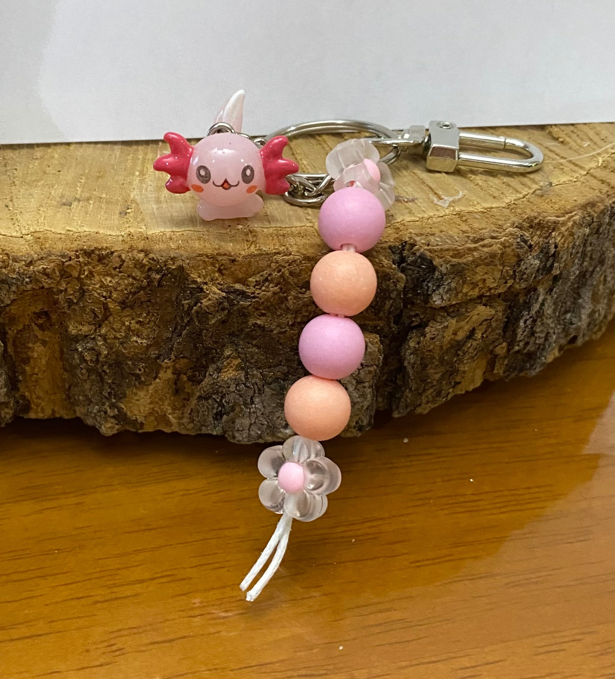 Beaded Axolotl Keychain - Etsy