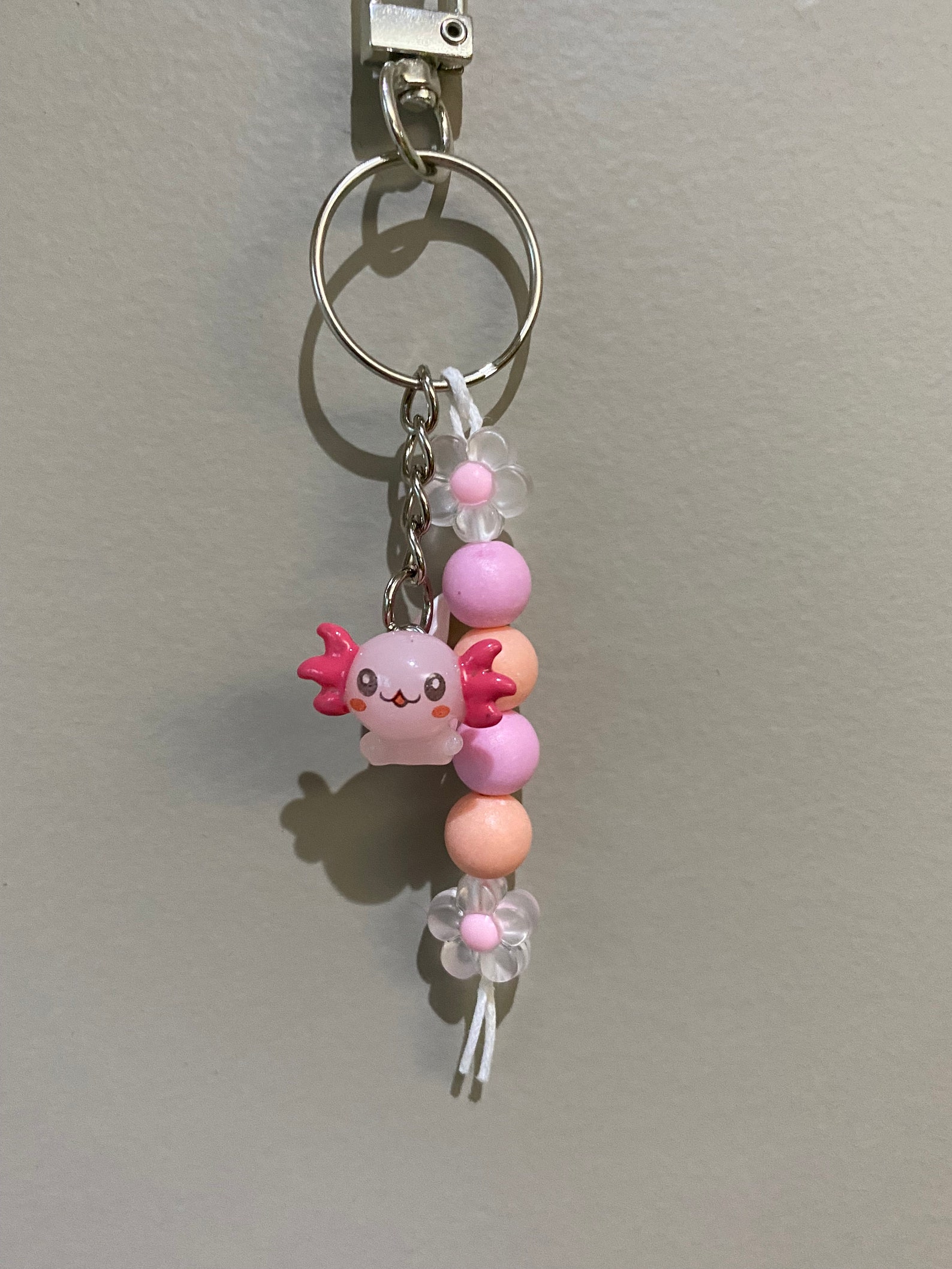 Beaded Axolotl Keychain - Etsy