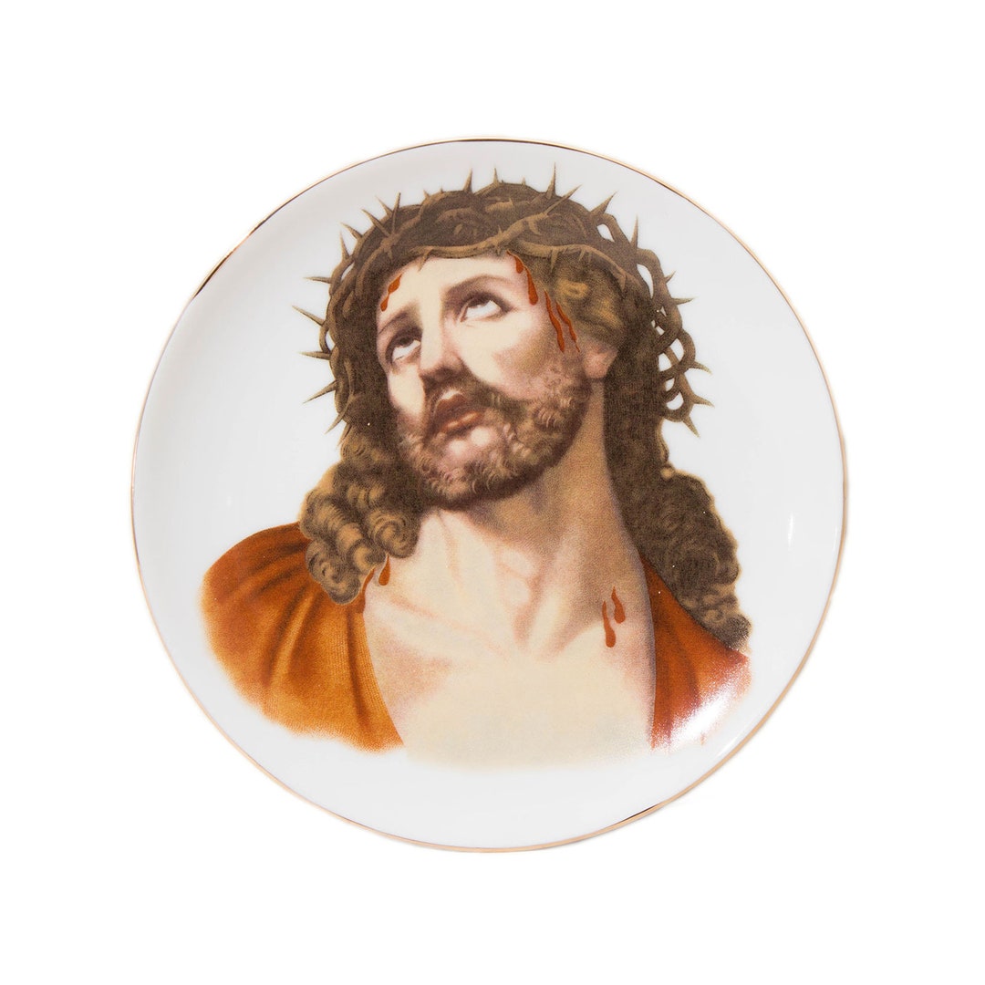 Decorative Plate With a Diameter of 17cm Representing Jesus Christ - Etsy