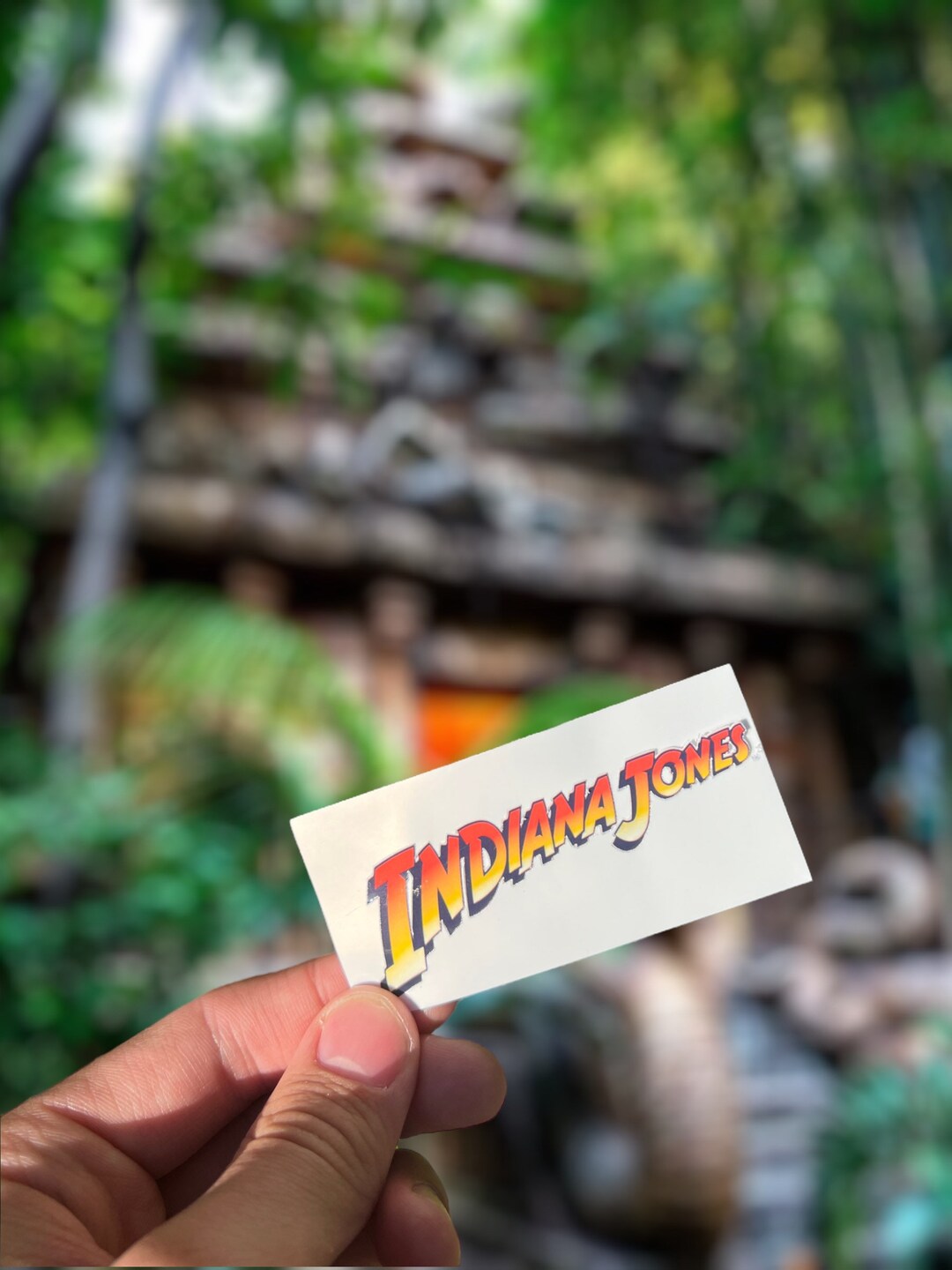 Handmade Indiana Jones Sticker - Etsy