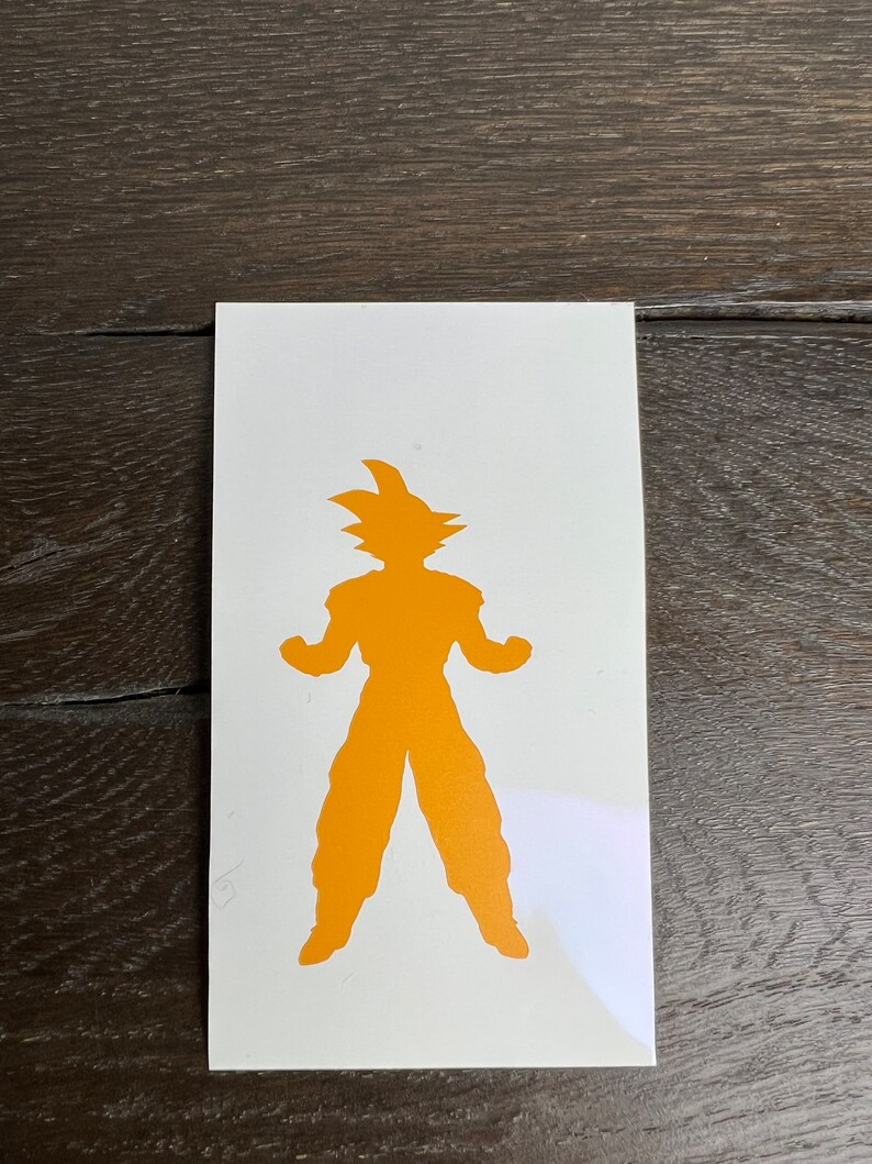 Custom Goku Dragon Ball Z Sticker - Etsy
