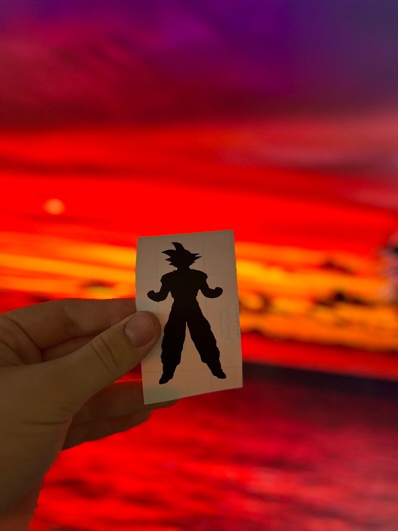 Custom Goku Dragon Ball Z Sticker - Etsy