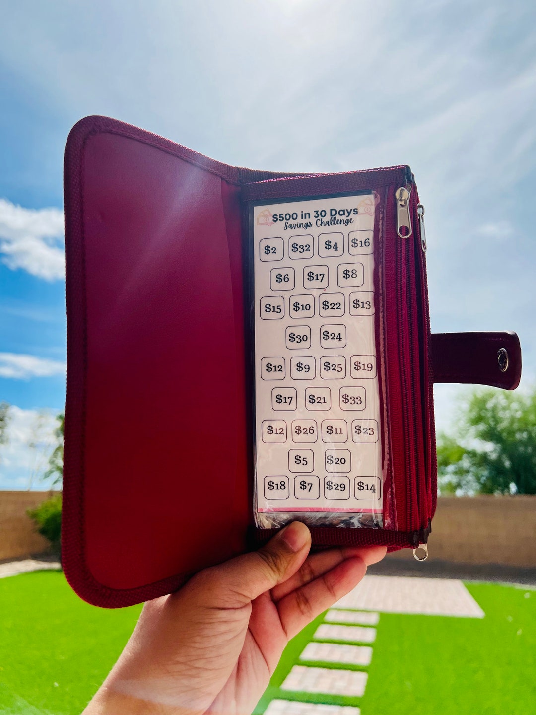 Laminated Savings Challenges/ Insertable/ Savings Challenges/ Fun ...