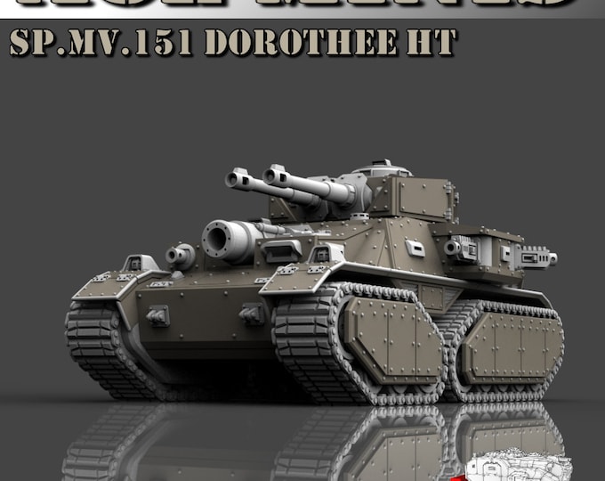 SP.MV.151 Dorothee Heavy Tank Variant 1 by Aceminis - Etsy