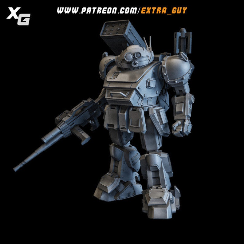 100mm/200mm Robot Bulky Mech Dreadnought by Extra Guy - Etsy